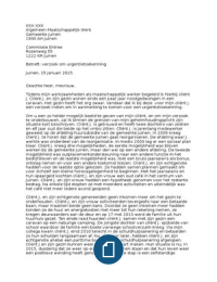 verzoekbrief - Stuvia